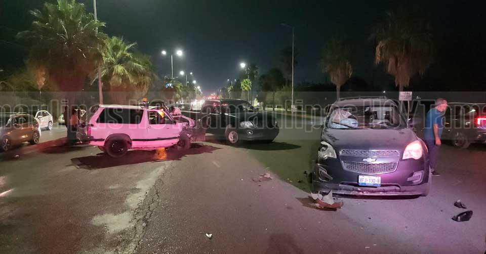Hoy Tamaulipas - Tamaulipas Ebrio provoca choque multiple en Ciudad ...