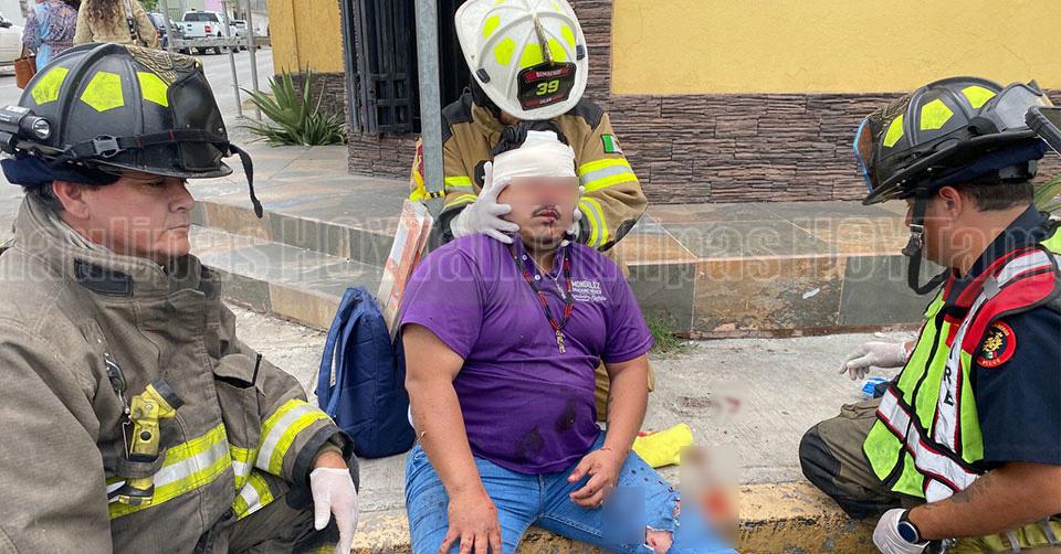 Hoy Tamaulipas - Accidente en Tamaulipas Motociclista queda herido tras ...