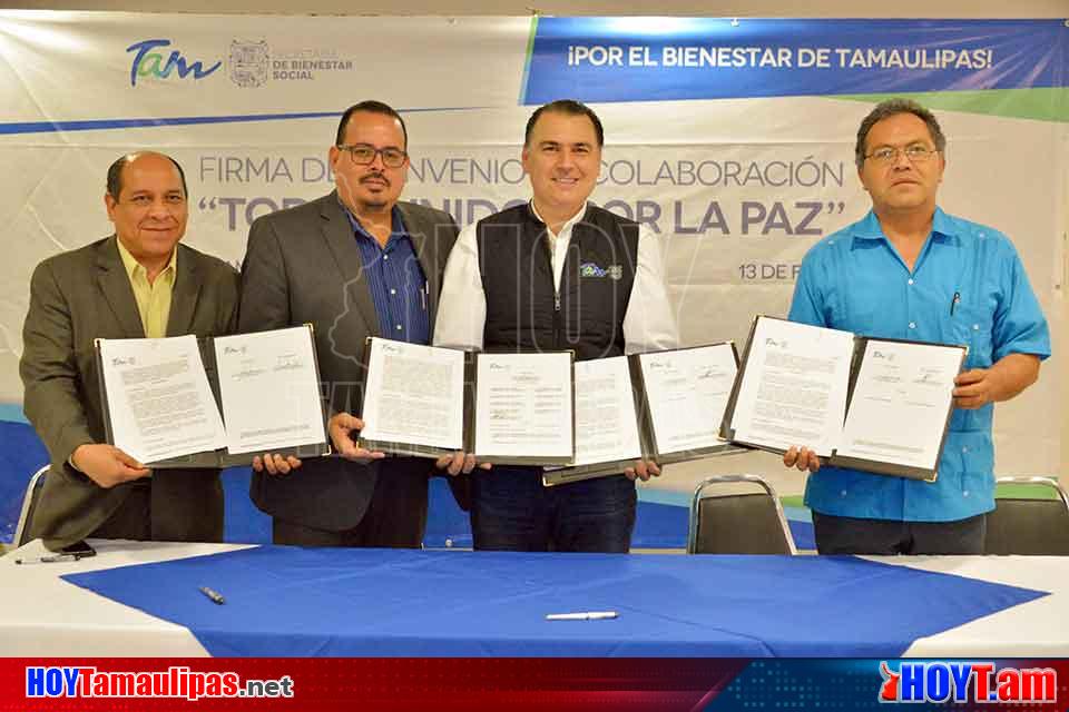 Hoy Tamaulipas - SEBIEN y Redes Pastorales firman convenio de colaboracion para fomentar valores