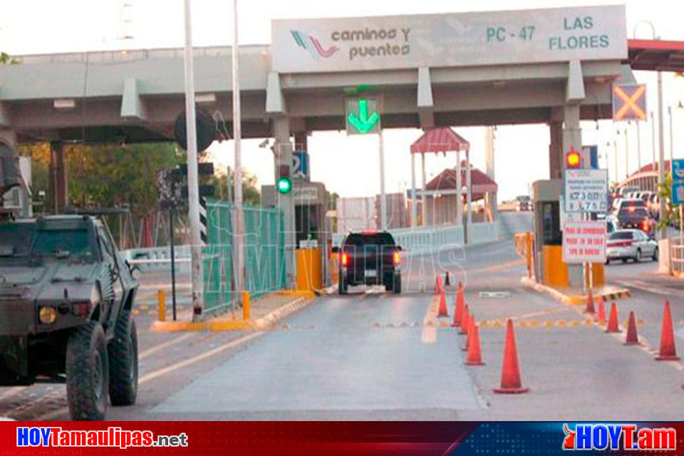 Hoy Tamaulipas - Cierran Puente Internacional de Tamaulipas por amenaza de bomba
