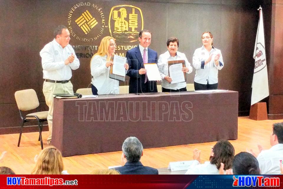 Hoy Tamaulipas - Firman convenio gobiernos de Altamira y Tampico con el IEST