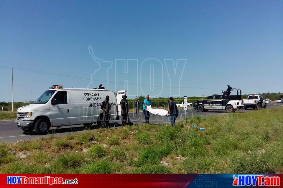 Hoy Tamaulipas - Accidente automovilistico en la Reynosa-Matamoros deja un muerto