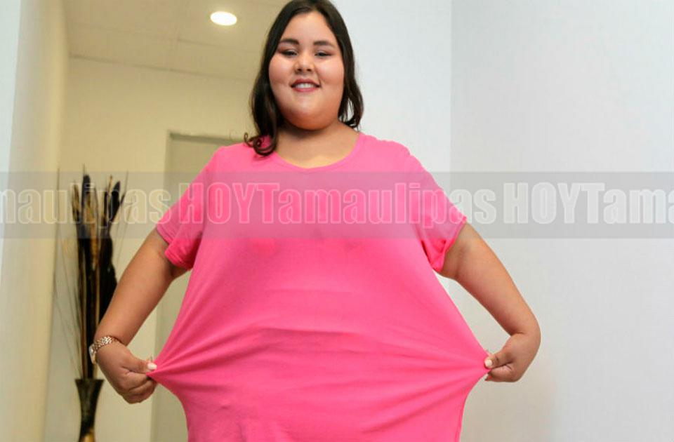 Hoy Tamaulipas - Dayana Camacho bajo 90 kilos para festejar sus XV anios