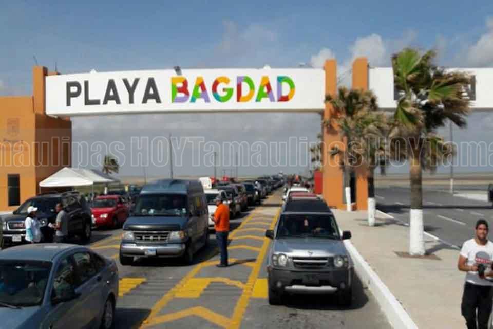 Hoy Tamaulipas - Repunta el turismo en Playa Bagdad
