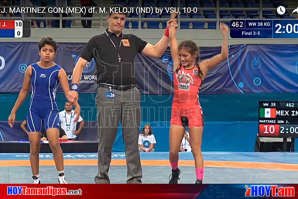 Hoy Tamaulipas - Julieta Martinez primer tamaulipeca medallista en ...