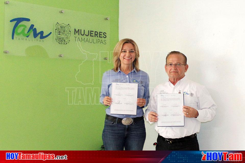 Hoy Tamaulipas - Firman convenio de colaboracion ITEA y el Instituto de la Mujer Tamaulipeca
