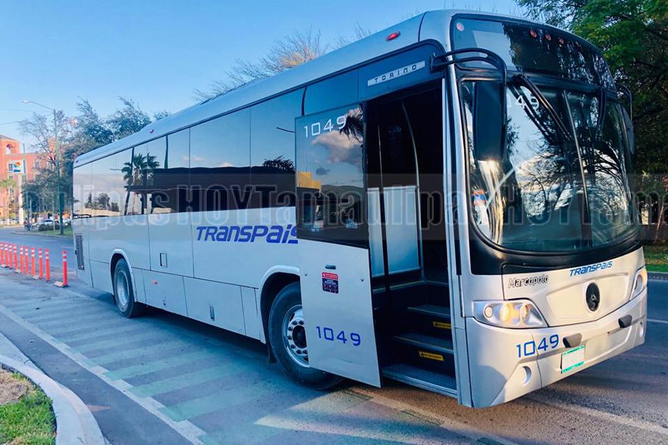 Hoy Tamaulipas - Autobus de Transpais choco en Ciudad Victoria