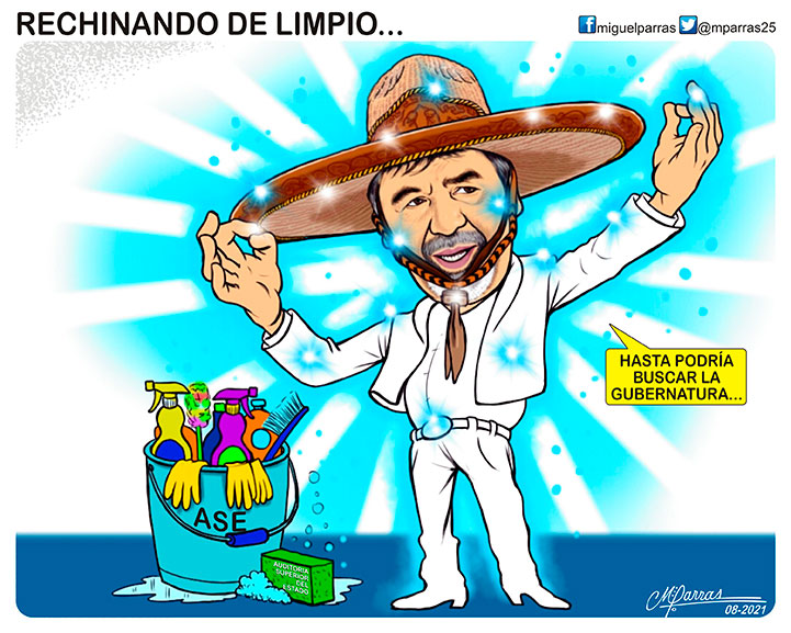 Hoy Tamaulipas - Cartones: Rechinando de limpio...
