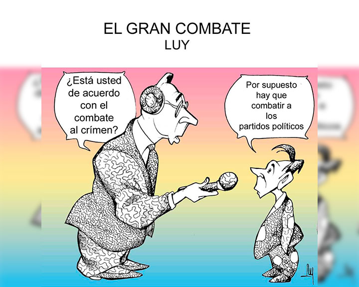 Hoy Tamaulipas - Cartones: El gran combate