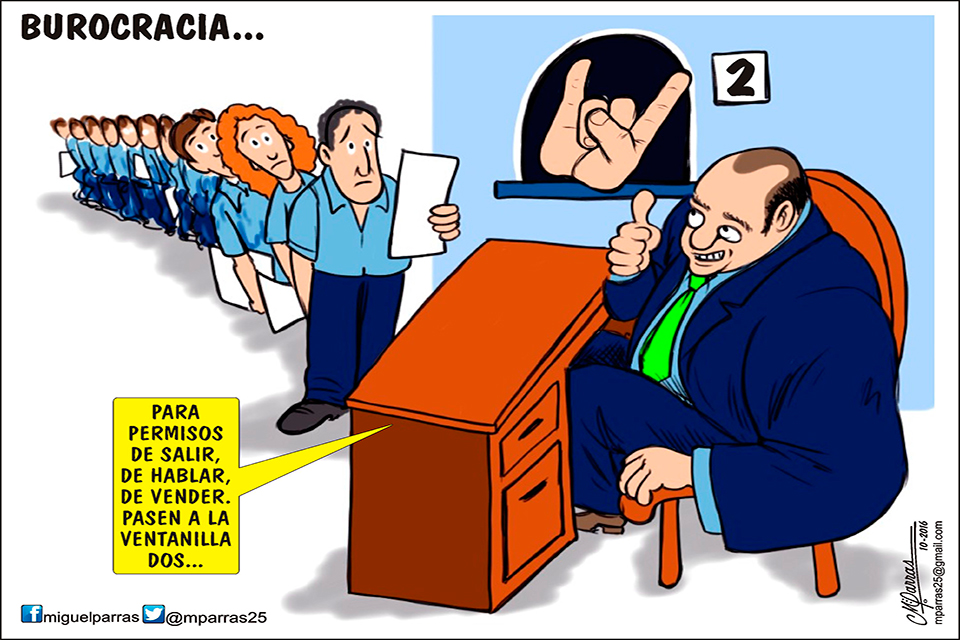 Hoy Tamaulipas - Cartones: Burocracia...