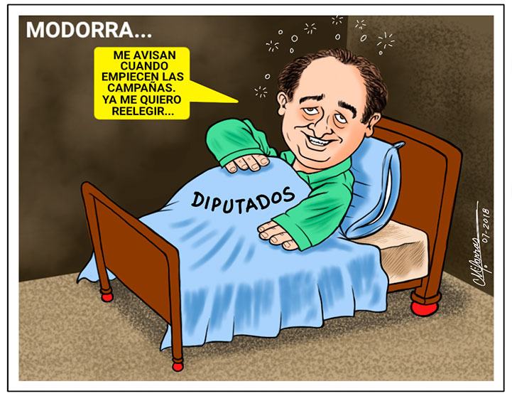 Hoy Tamaulipas - Cartones: Modorra...
