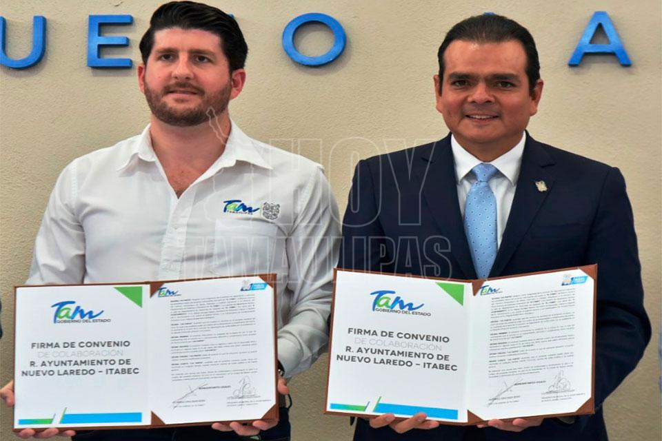 Hoy Tamaulipas - Firman Convenio ITABEC &ndash Ayuntamiento de Nuevo Laredo