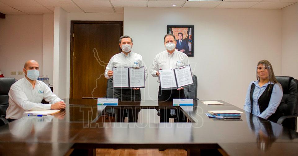 Hoy Tamaulipas - Tamaulipas COTACYT-SET firman convenio de colaboracion
