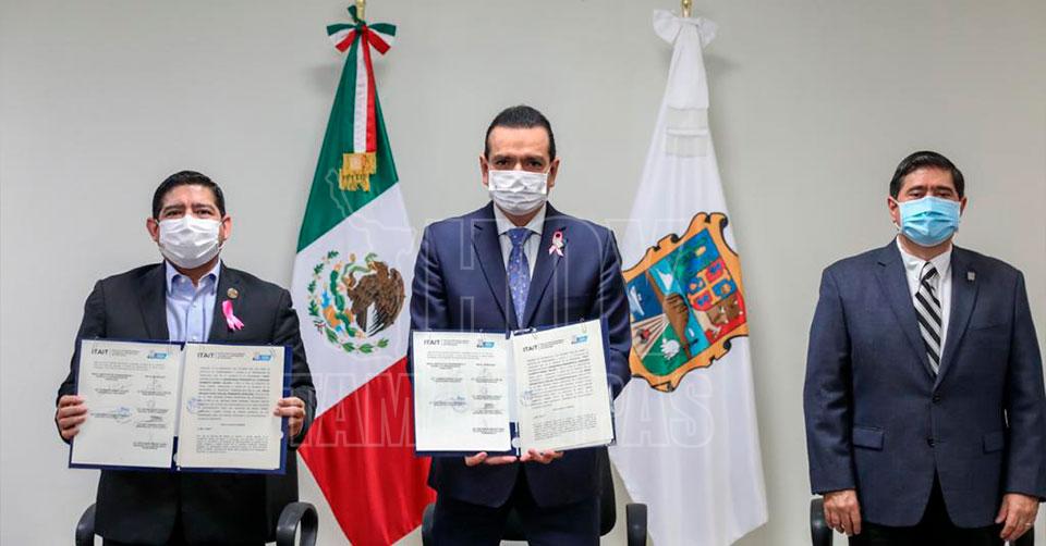 Hoy Tamaulipas - Tamaulipas Firman Nuevo Laredo y el ITAIT convenio de colaboracion