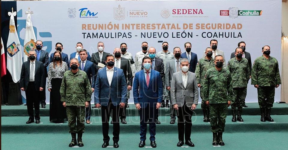 Hoy Tamaulipas - Fortalece Tamaulipas Nuevo Leon y Coahuila coordinacion en Seguridad Publica