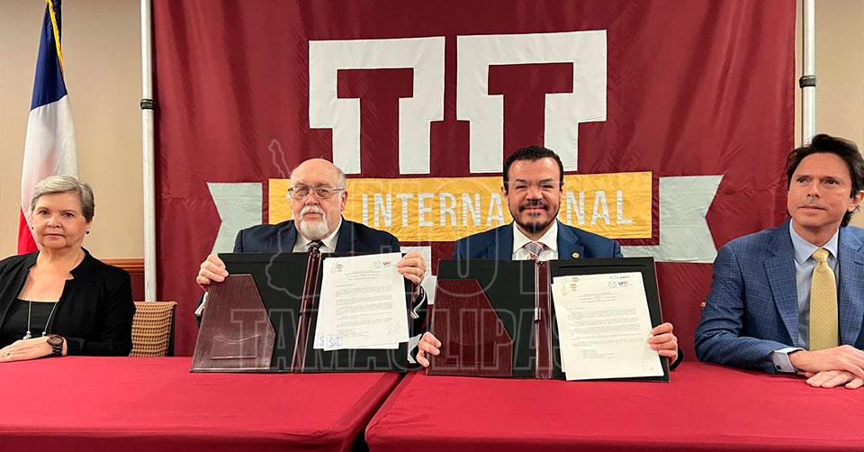 Hoy Tamaulipas - Universidad en Tamaulipas Rector de la UAT preside firma de acuerdos con la ...
