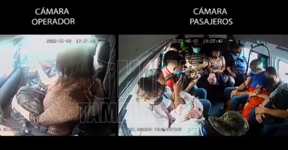 Hoy Tamaulipas Video Con Disparos Policias Frustran Robo En Combi Del