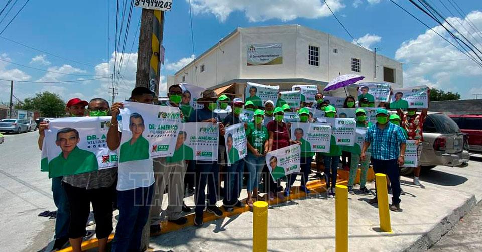 Hoy Tamaulipas Tamaulipas Festejan Militantes Del Partido Verde El