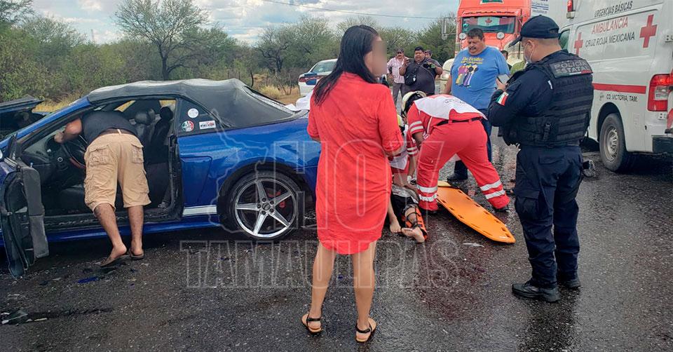 Galeria Fotografica Ocho Lesionados Deja Choque Y Volcadura En La