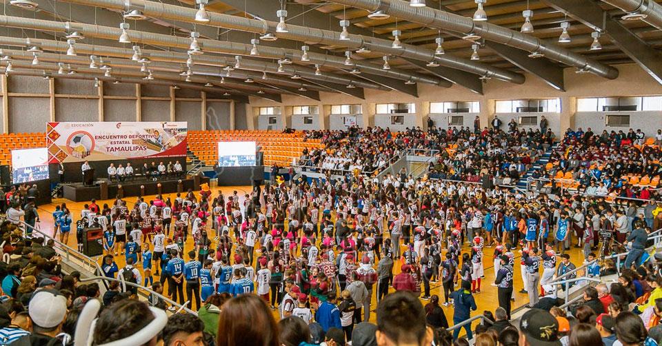 Hoy Tamaulipas - Tamaulipas Inaugura secretaria de Educacion Encuentro Estatal Deportivo de la DGETI