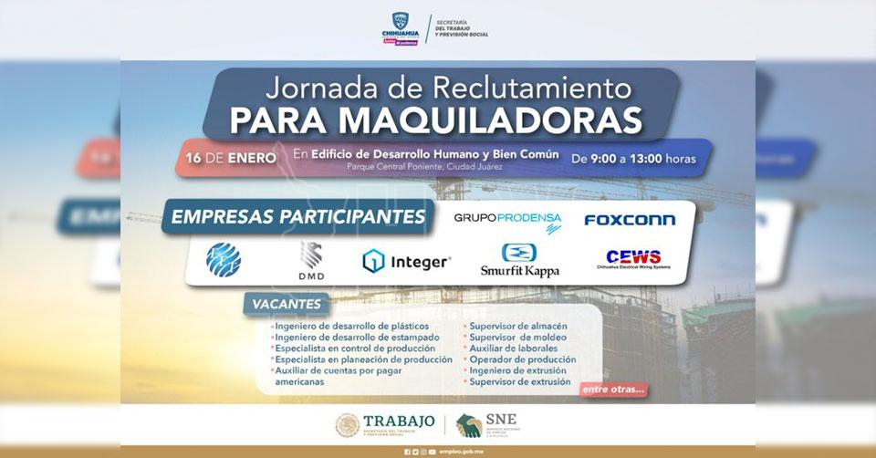 Hoy Tamaulipas - Realizaran jornada de reclutamiento para maquiladoras ... Hoy Tamaulipas - Realizaran jornada de reclutamiento para maquiladoras ...