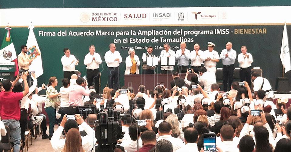 Hoy Tamaulipas - Tamaulipas Firman Estado y Federacion convenio para aterrizar IMSS-Bienestar en ...