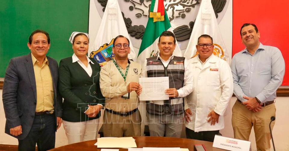 Hoy Tamaulipas - Tamaulipas Firma convenio Municipio de Victoria con IMSS y SST para cuidar ...