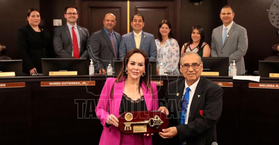 Hoy Tamaulipas - Tamaulipas Reconocen liderazgo binacional de alcaldesa Carmen Lilia Canturosas ...