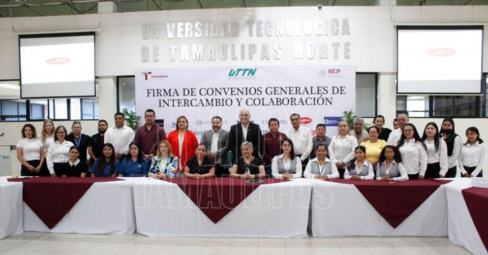 Hoy Tamaulipas - Tamaulipas Universidad Tecnologica de Tamaulipas Norte firma convenios con ...