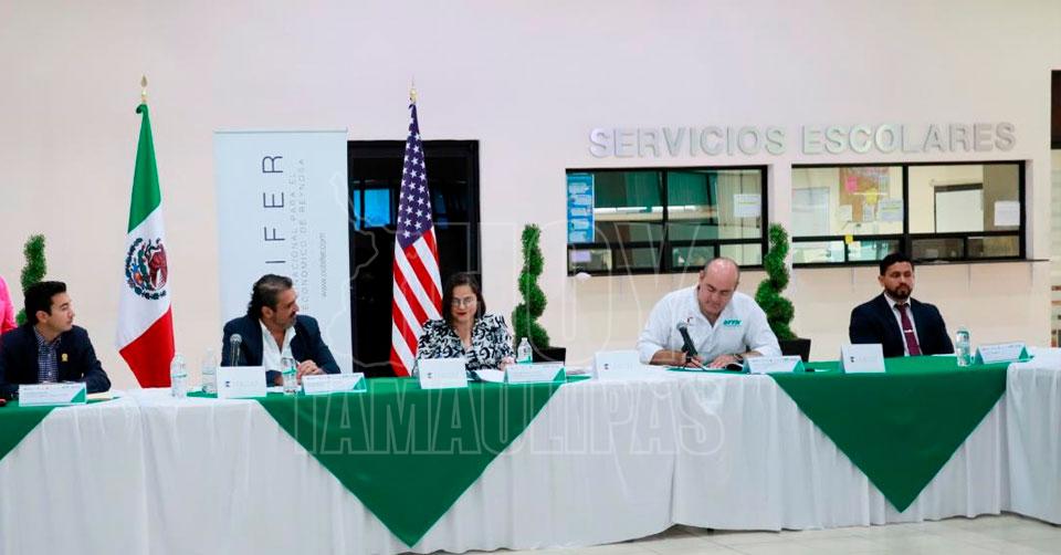 Hoy Tamaulipas - Tamaulipas Firman convenio UTTN y COBIFER en Reynosa