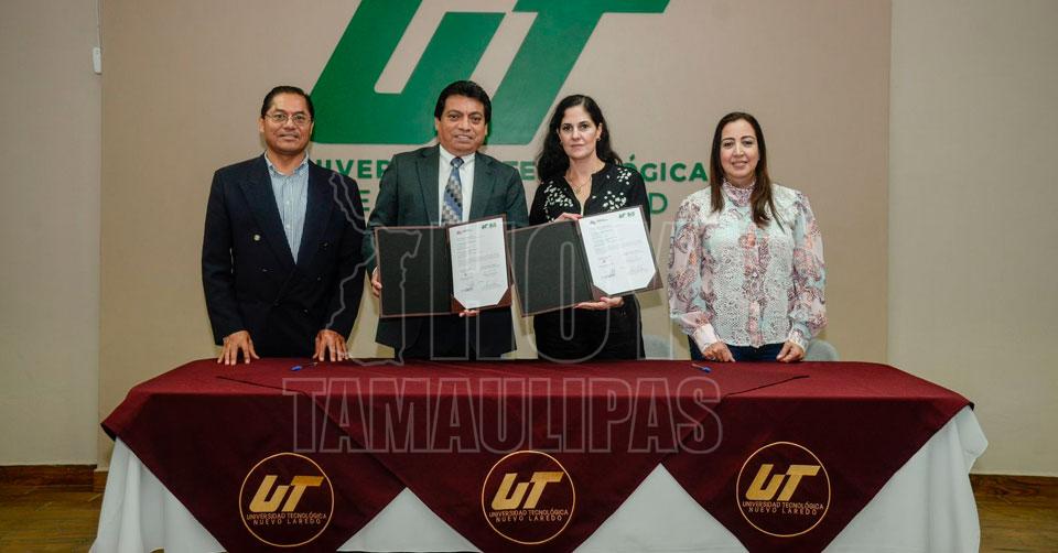 Hoy Tamaulipas - Tamaulipas Firman convenio Patronato de Damas de la AAANLD y la UTNL para ...