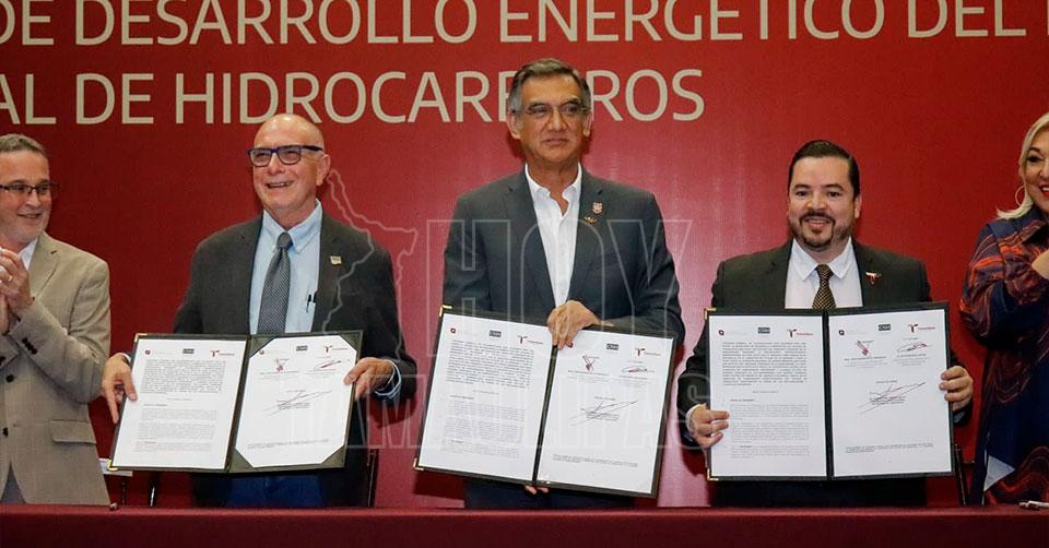 Hoy Tamaulipas - Firman convenio en Tamaulipas para promover el desarrollo de la exploracion y ...