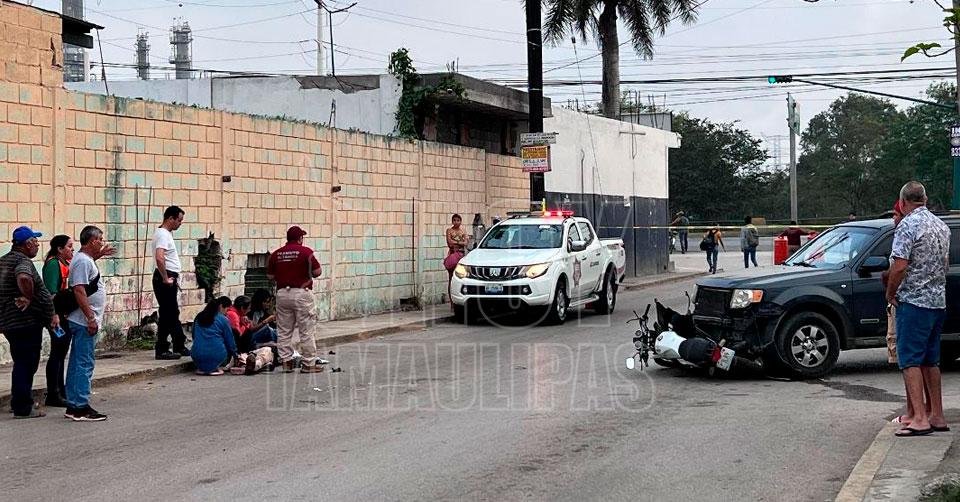Hoy Tamaulipas Accidentes En Tamaulipas Motociclista Sufre Fractura