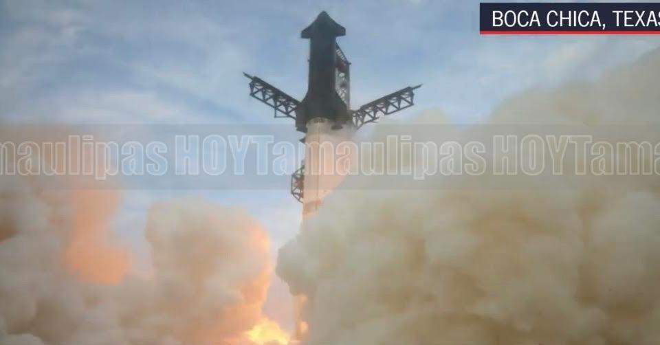 Hoy Tamaulipas - Foto del Dia: Despegue del cohete Starship