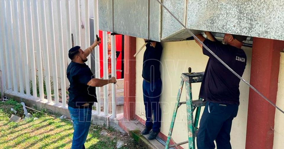 Hoy Tamaulipas - Tamaulipas Mejora el CBTis 135 de Matamoros las condiciones de su edificio escolar