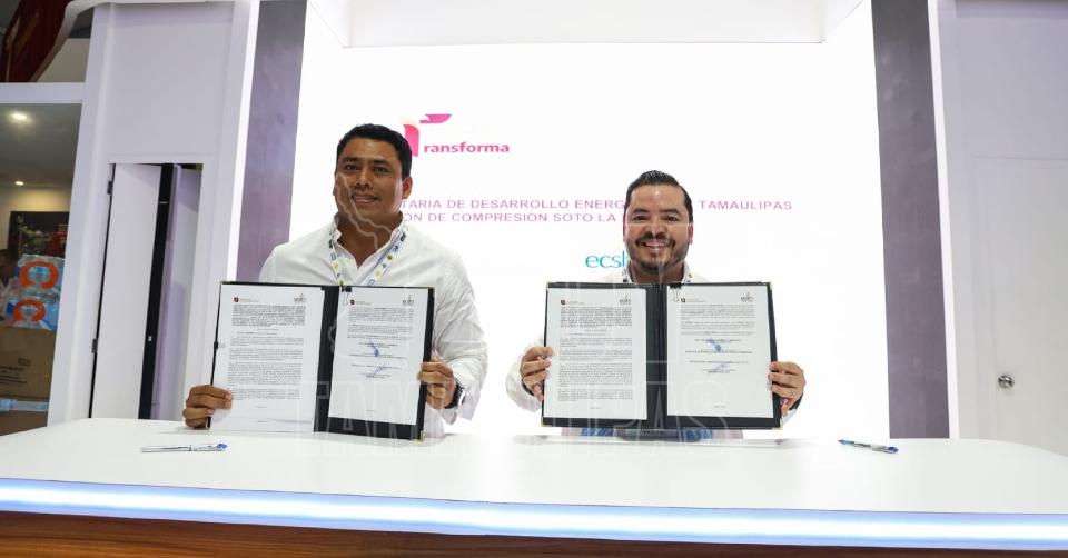 Hoy Tamaulipas - Firma SEDENER convenio de colaboracion con la Estacion de Compresion Soto La Marina
