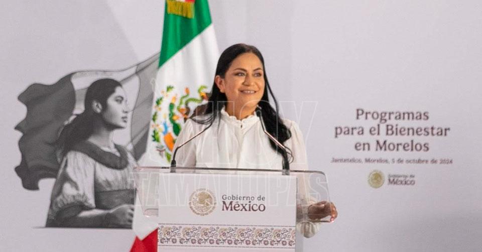 Hoy Tamaulipas - Las pensiones y programas de bienestar estan garantizados Ariadna Montiel Reyes