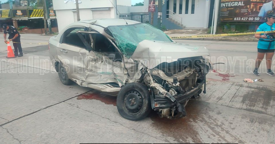 Hoy Tamaulipas - Accidentes en Tamaulipas Choque en Tampico deja un ...