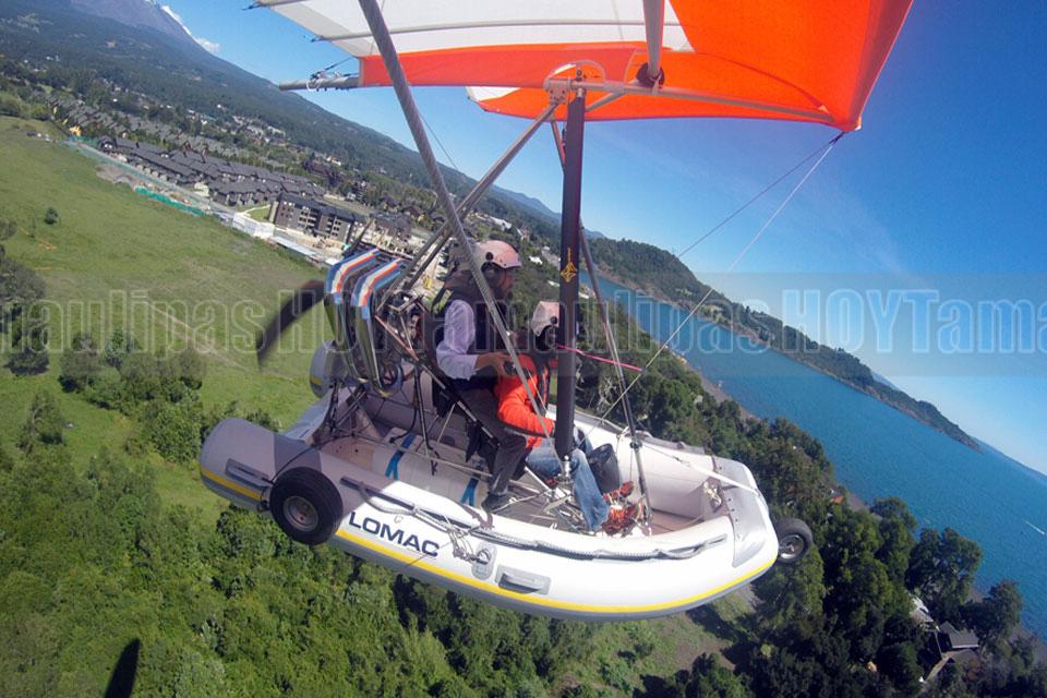 Hoy Tamaulipas - Foto del Dia: Un "bote-volador" en chile: la aventura ...