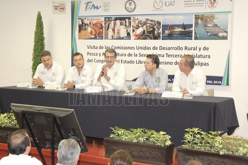 Hoy Tamaulipas - Preside Rector en la FMVZ reunion con funcionarios y legisladores estatales