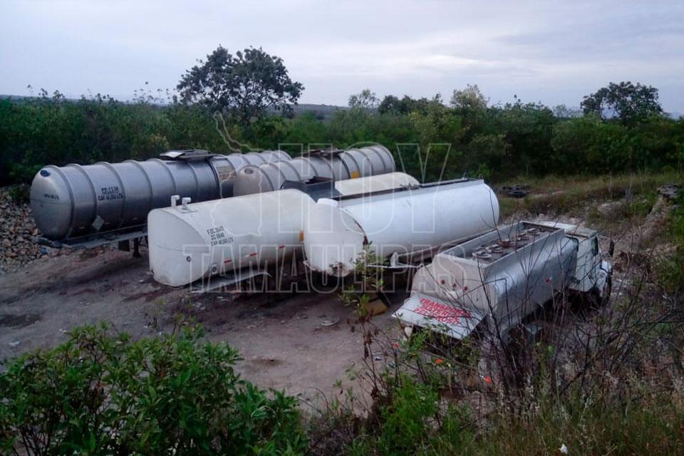 Hoy Tamaulipas - Decomisan camiones cisterna en Villa Gonzalez Tamaulipas Hoy Tamaulipas - Decomisan camiones cisterna en Villa Gonzalez Tamaulipas