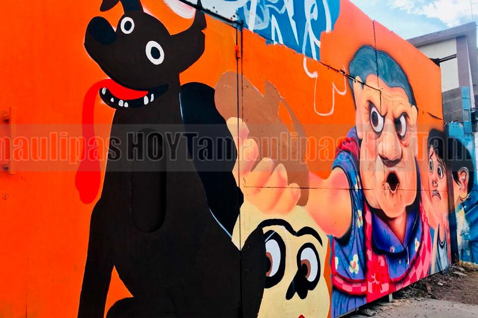 Galeria Fotografica: Realiza artista urbano mural de película “Coco” en ...